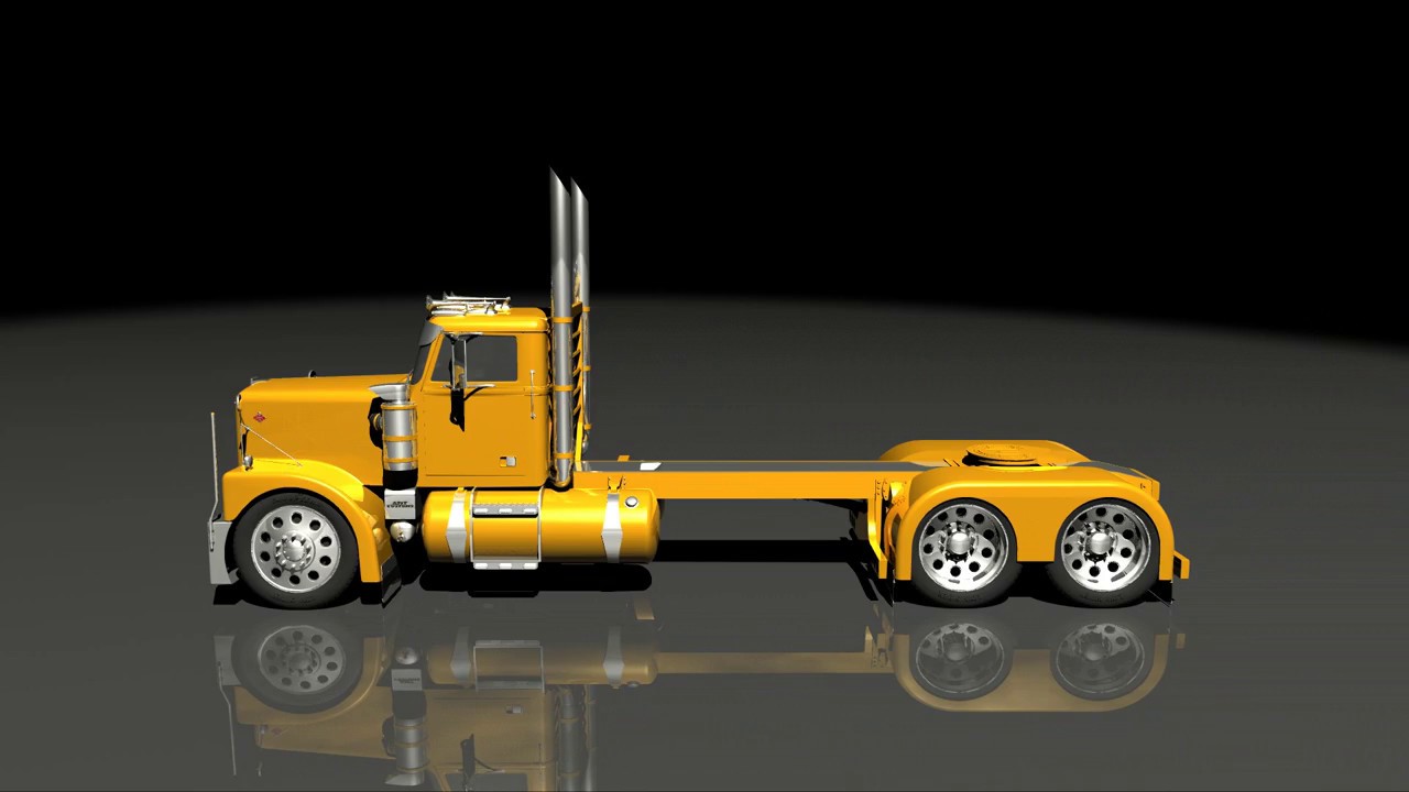 Diamond Reo Giant custom 3D model turntable - YouTube