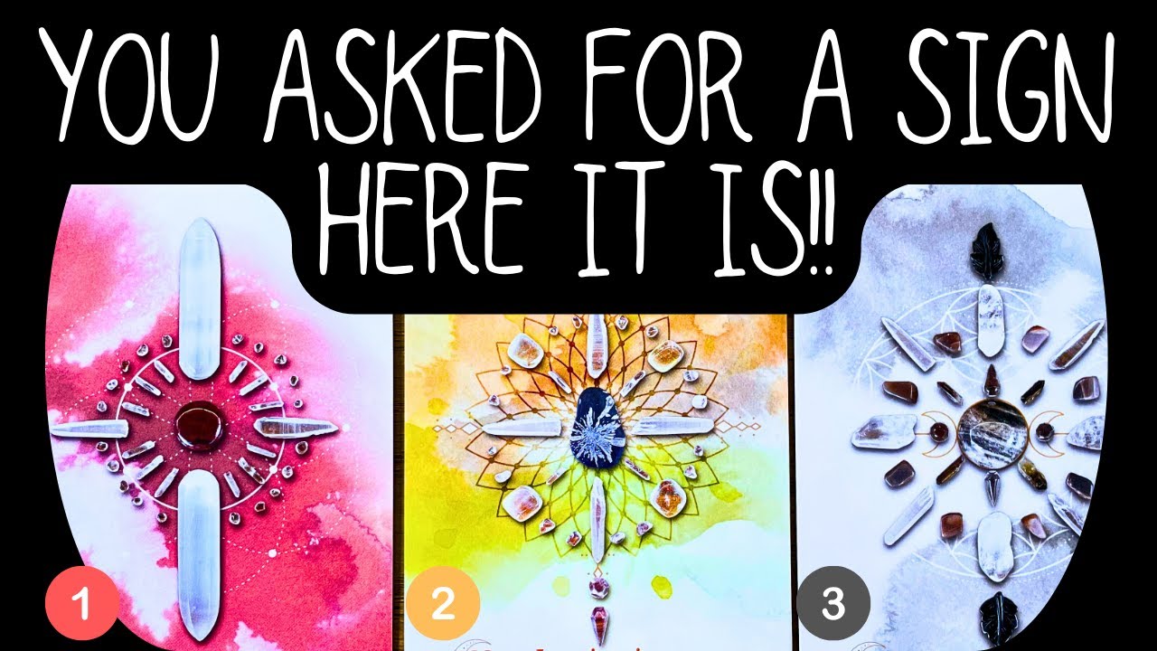 You Asked For A Sign Or Message! Here It Is!! ⭐️🕯️🌈 ⎜Timeless Reading ⇠ ...