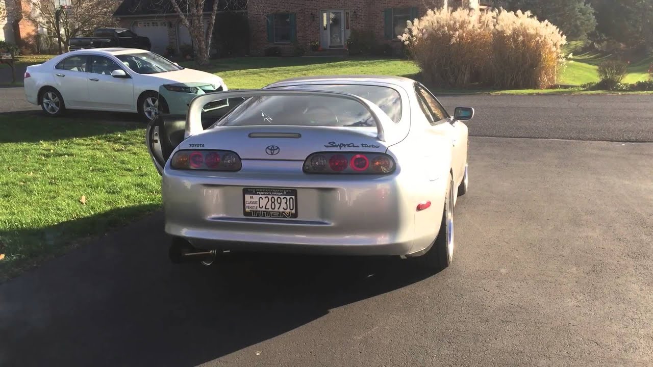 Toyota Supra AEM Infinity 8H 2 step #2 - YouTube