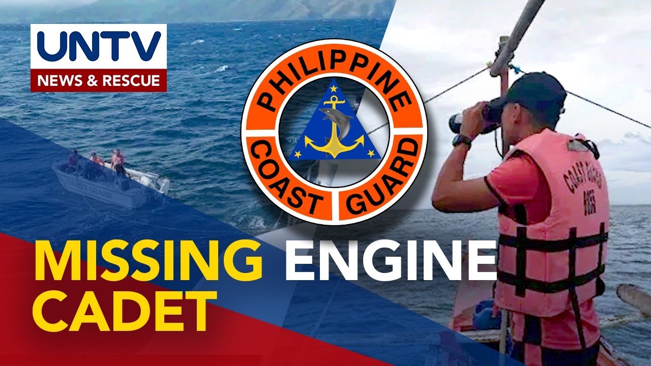 Engine cadet who fell from a vessel off Batangas, still missing - YouTube