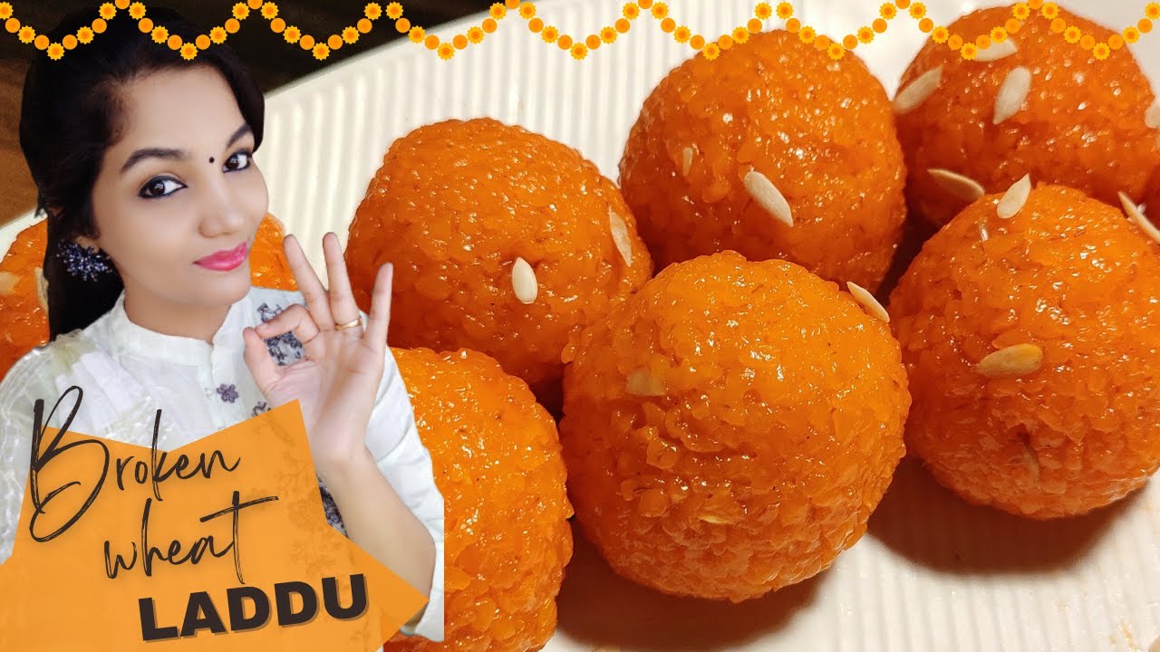 Broken wheat laddu recipe | Godhumai laddu | No frying | Instant sweet ...