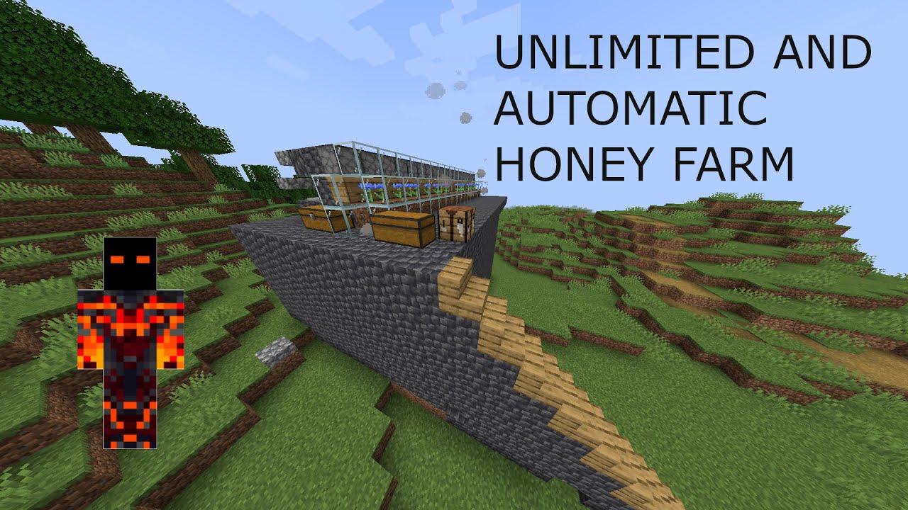 HOW TO MAKE AUTOMATIC HONEY FARM IN MINECRAFT ||MINECRAFT WITH BAPPE ...