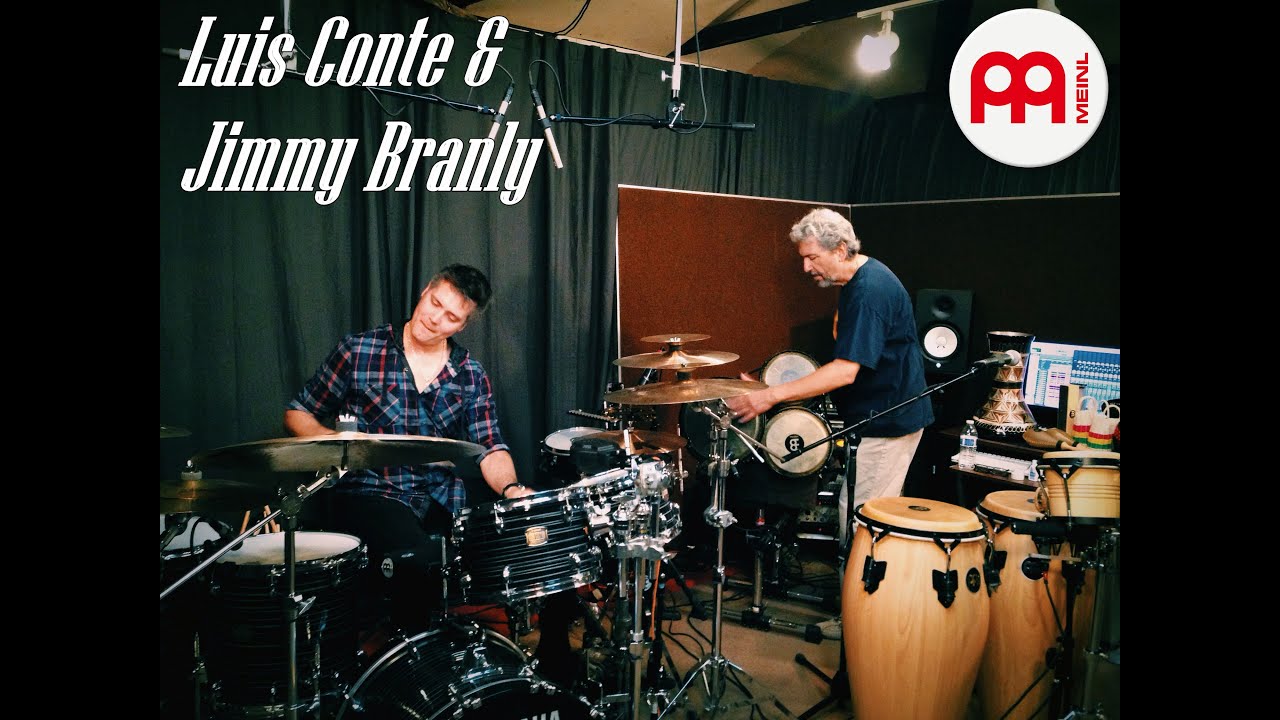 "Luis Conte" and "Jimmy Branly" Part 1 "MEINL Percussion" - YouTube