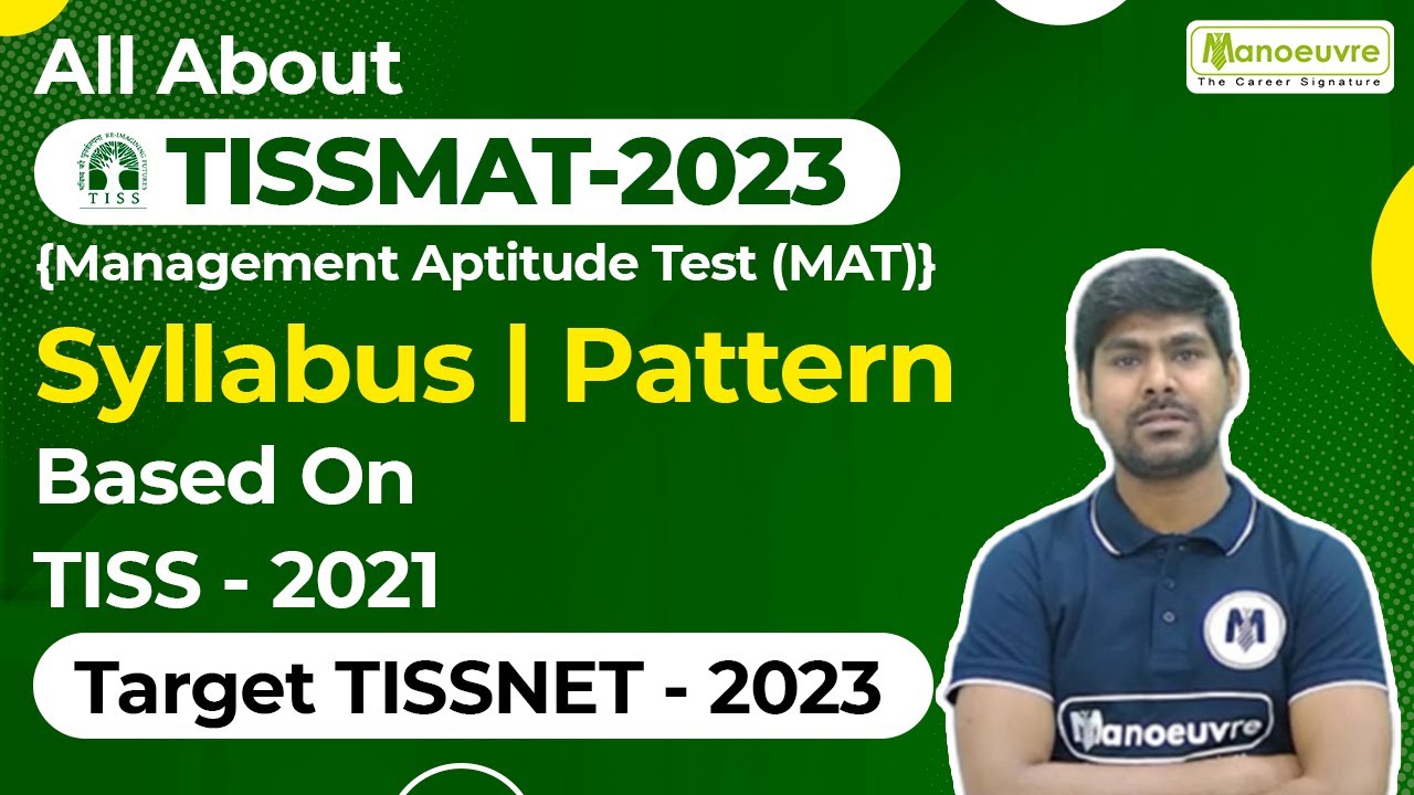 TISSMAT 2023 - Syllabus | Pattern | Based On TISS 2021 | Target TISSNET ...