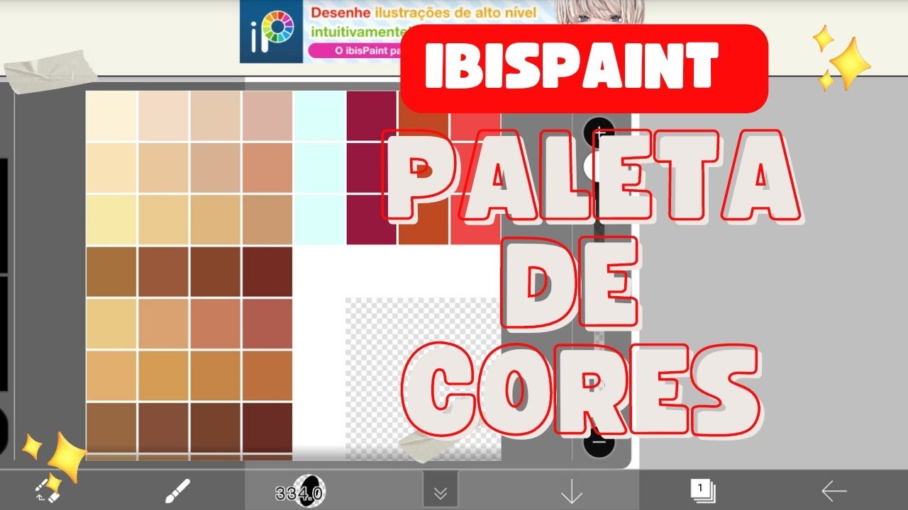 Como criar e salvar uma paleta de cores no IBISPAINTX? Tutorial e Dicas de IbispaintX - YouTube