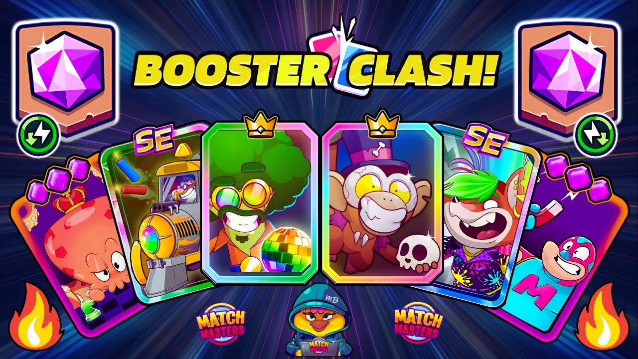 HOW TO WIN FREE BOOSTERS on BOOSTER CLASH🔥 x6 TOP CHOICE FOR GEM GRAB ...