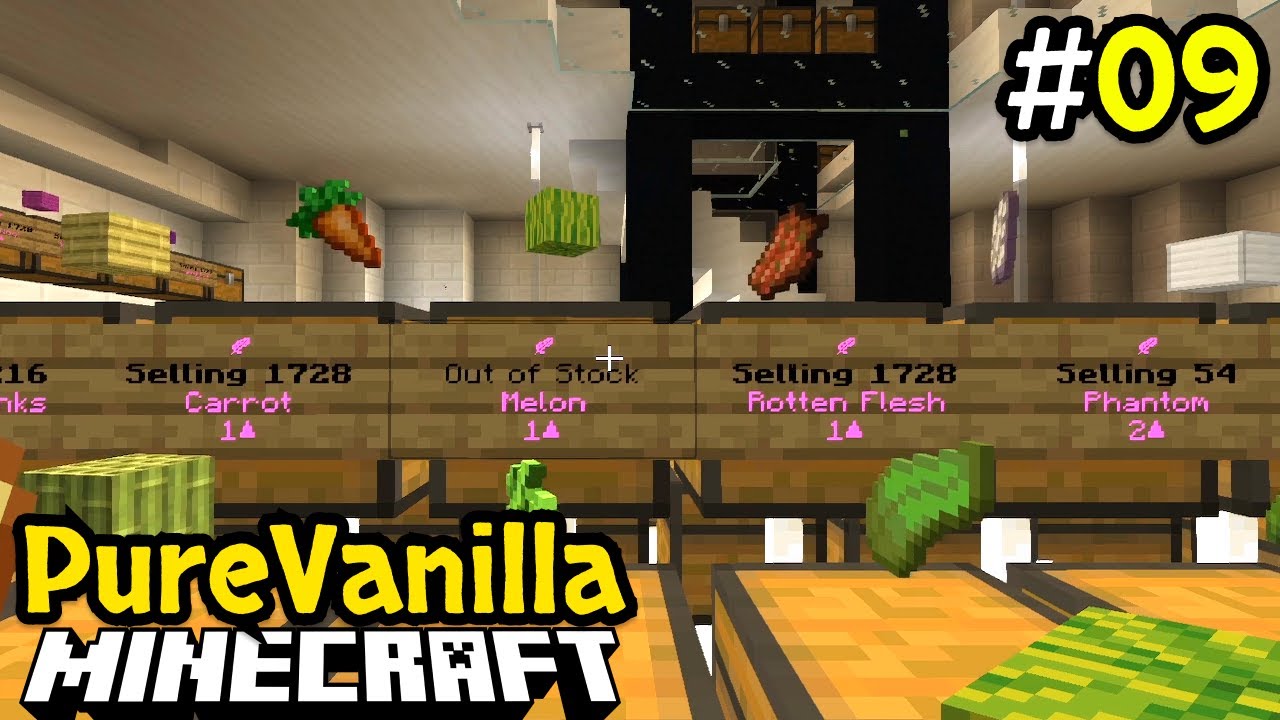 Restocking Shop | Pure Vanilla SMP EP-09 | Minecraft - YouTube