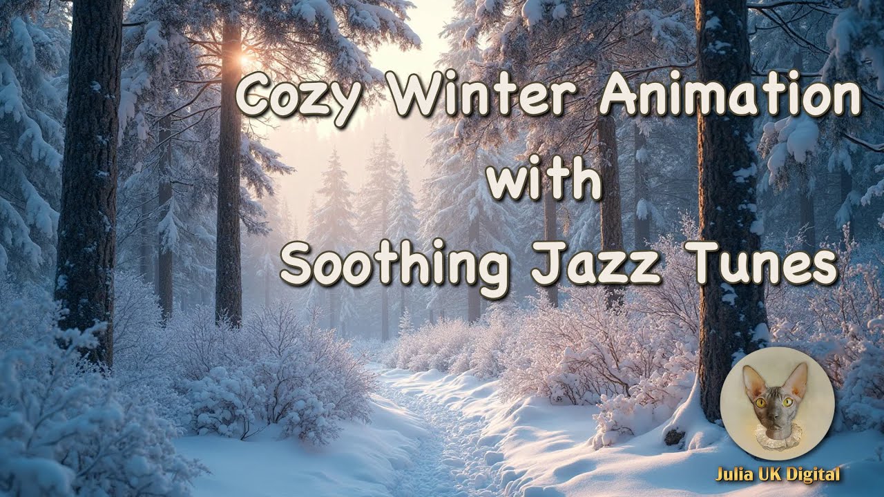 Cozy Winter ️ Animation with Jazz 🎷 Relaxing Music - YouTube