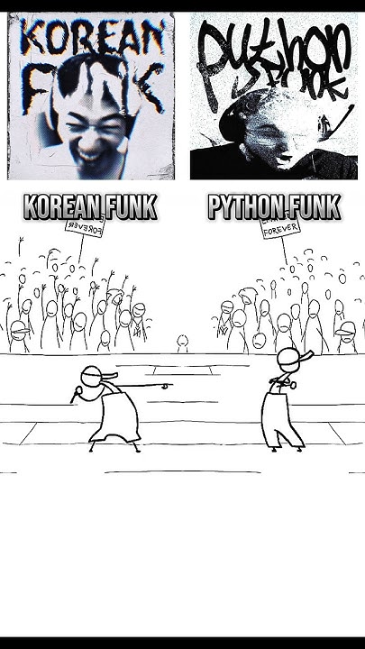 KOREAN FUNK Vs PYTHON FUNK 💀 #shorts #shortsfeed - YouTube
