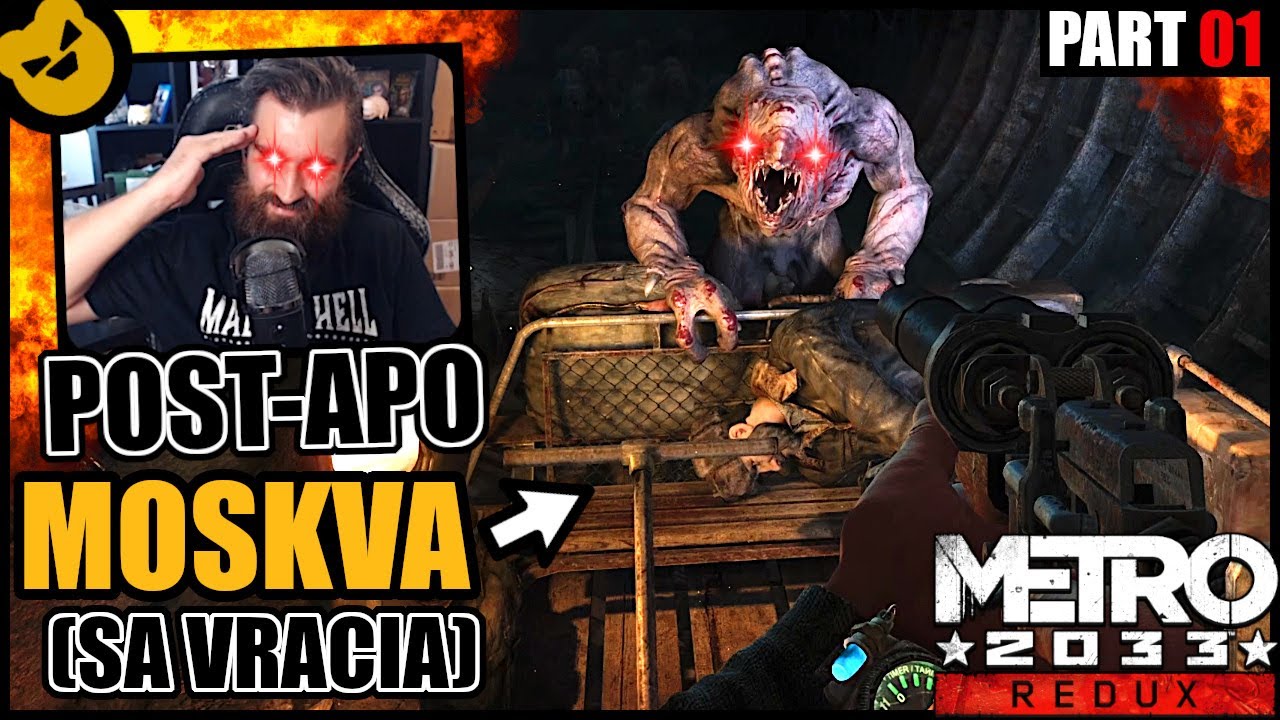 MOSKOVSKÉ POST-APO SA VRACIA! [ METRO 2033 REDUX CZ SK ] 01 - YouTube