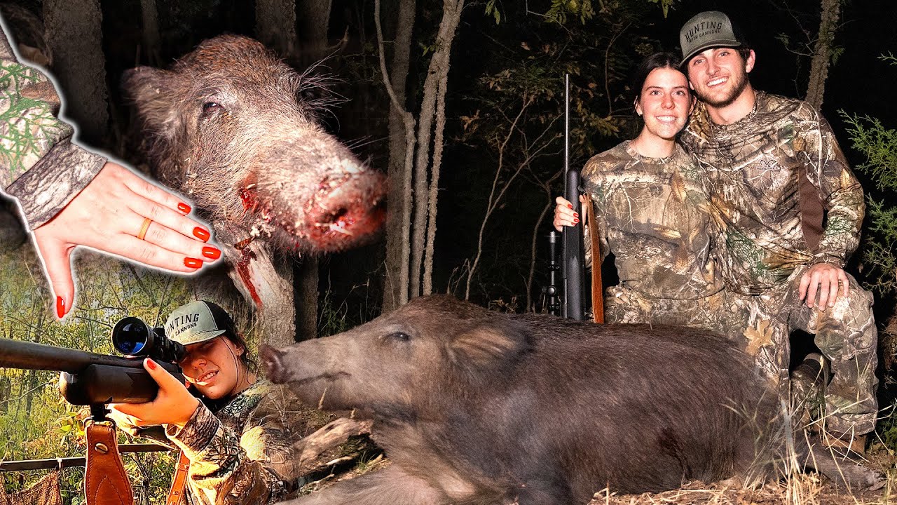 TAKING MY GIRLFRIEND HOG HUNTING | Her First Hunt! - YouTube