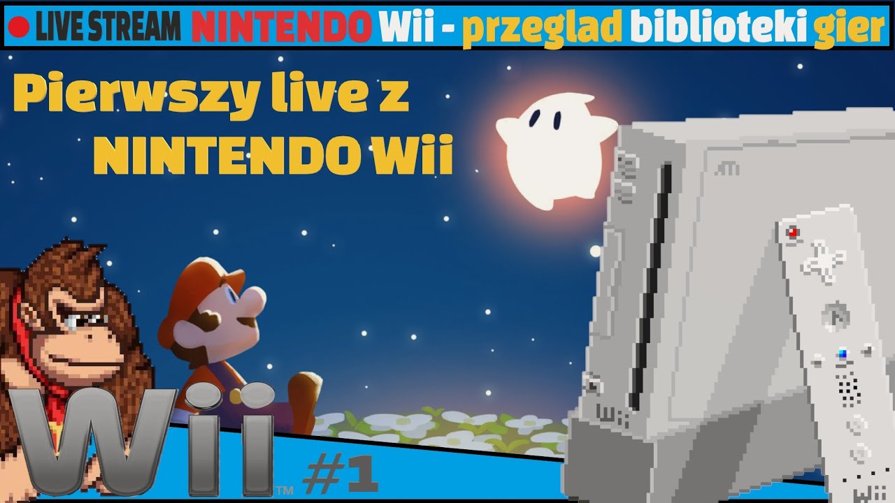 LIVE - Nintendo Wii - przeglad bibliotek gier🔥#1 #nintendo #nintendowii ...