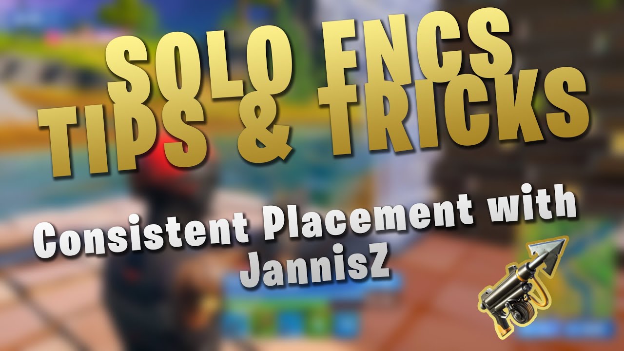 How to be Consistent with JannisZ | Solo FNCS Tips, Tricks & VOD Review ...