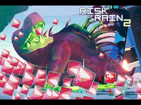 [Risk of Rain 2] A Moment, Pounced by 52 Focus Crystals - YouTube