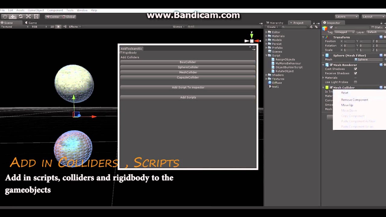 Add Scripts And Collider On Multiple Gameobject Youtube 9382