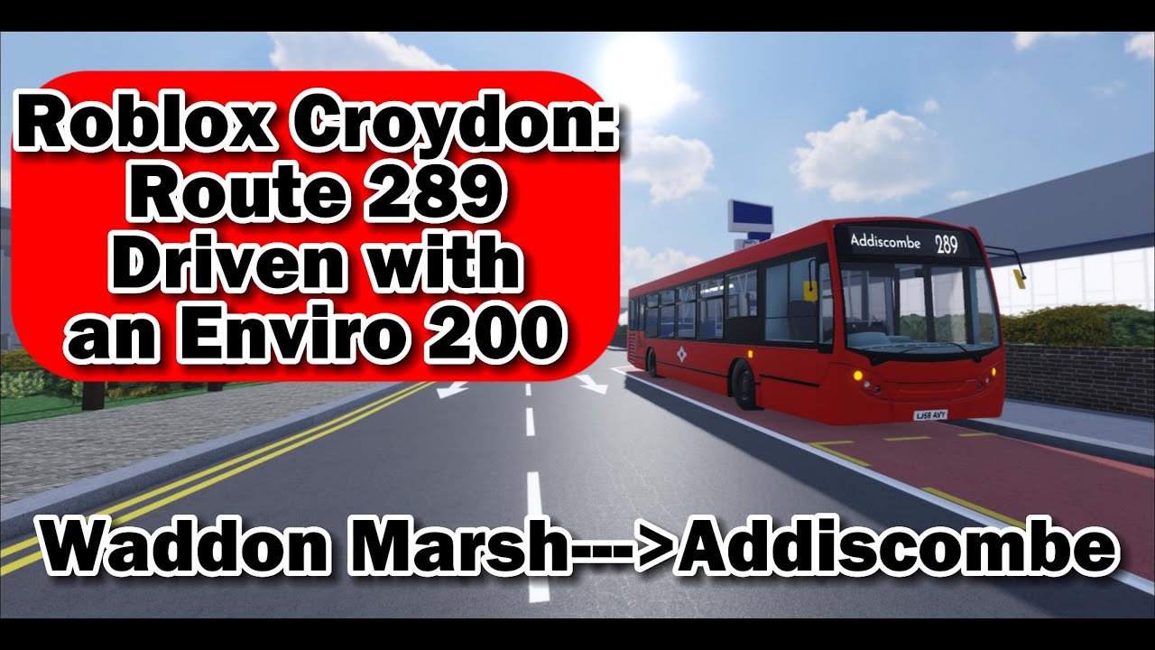 Roblox Croydon: Route 289 - YouTube