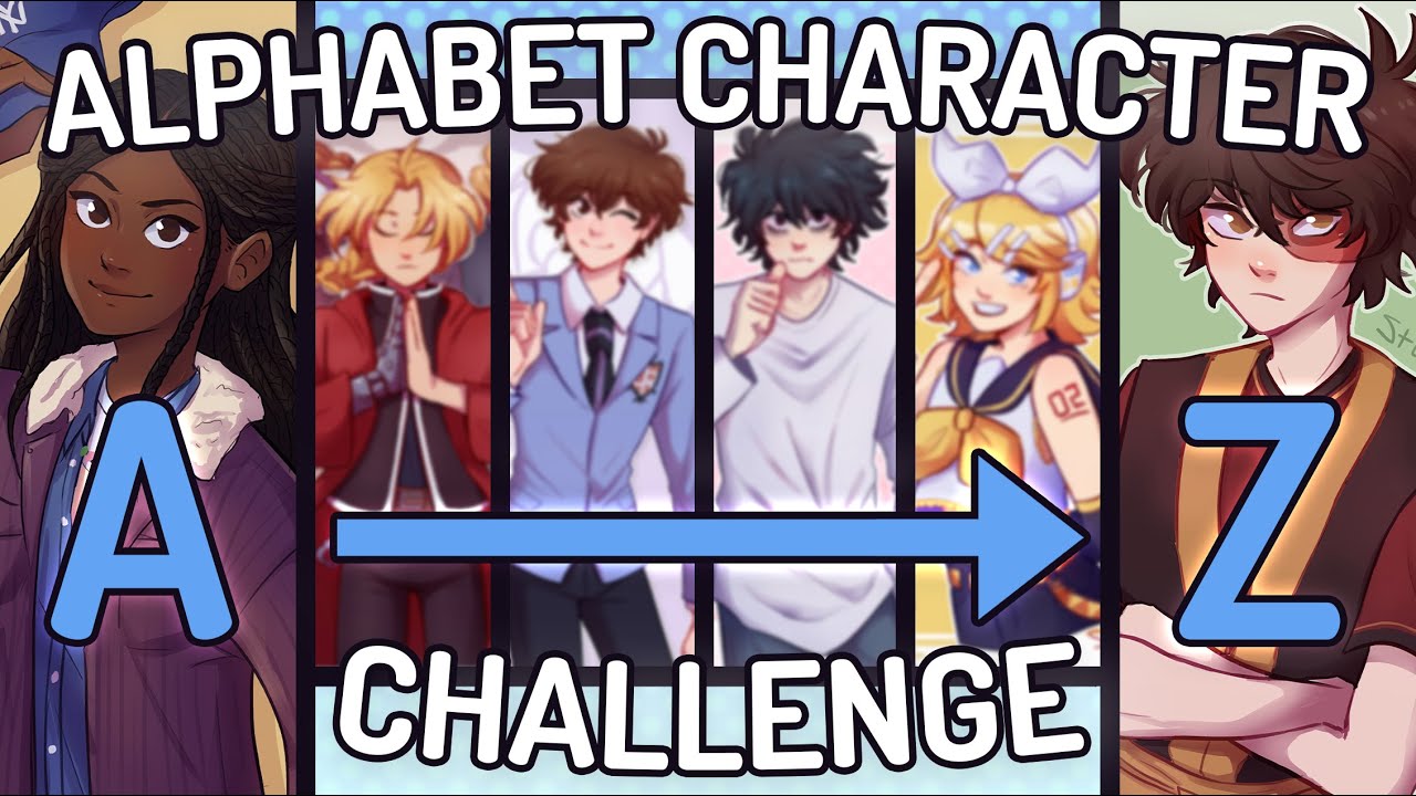 I Drew A Character For Every Letter Of The Alphabet! - YouTube