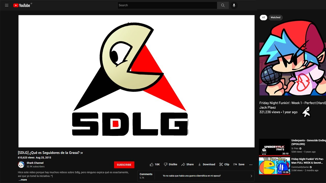 Vs Pac-Man V1.5 - SDLG Song - Friday Night Funkin (Fnf mod) - YouTube