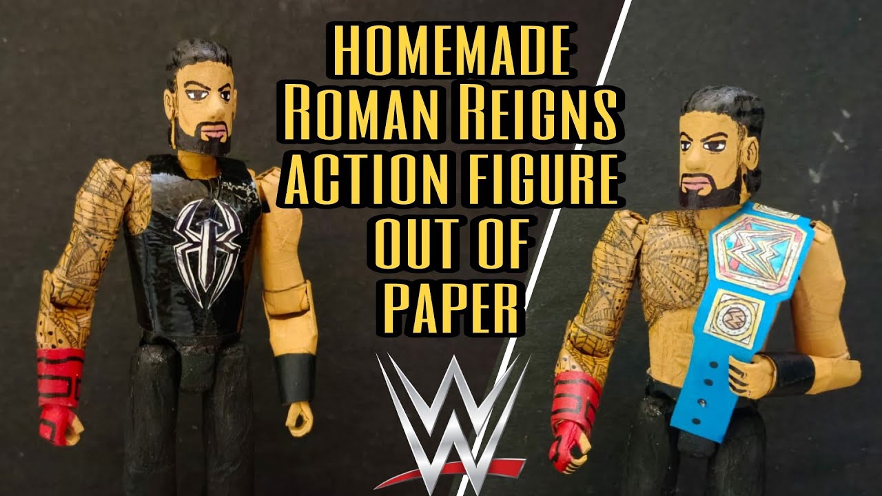 how to make roman raigns action figure || #wwe #romanrange # ...