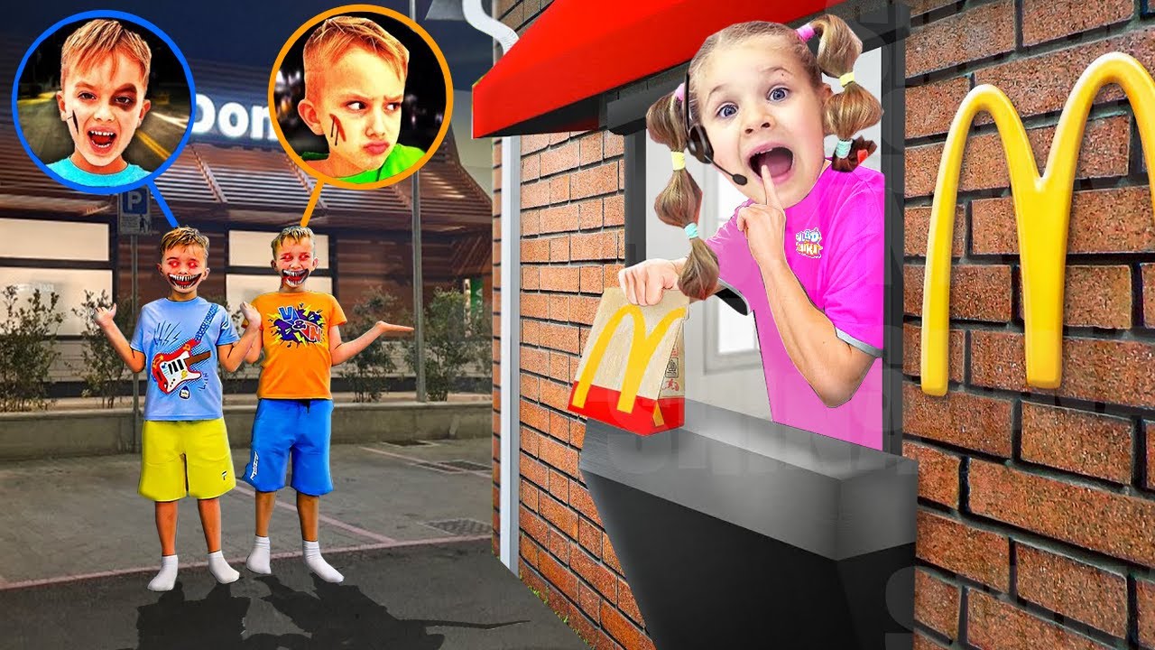 Don't Order Vlad and Niki HAPPY MEAL FROM McDonald's AT 3AM! - YouTube