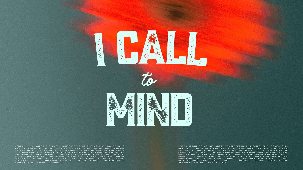 I Call to Mind - 8/13/2023 - Sunday Morning Service - YouTube