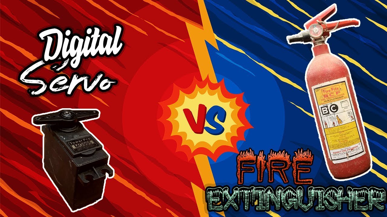 Servo vs Fire Extinguisher | Servo Load Test (Digital Servo) - YouTube
