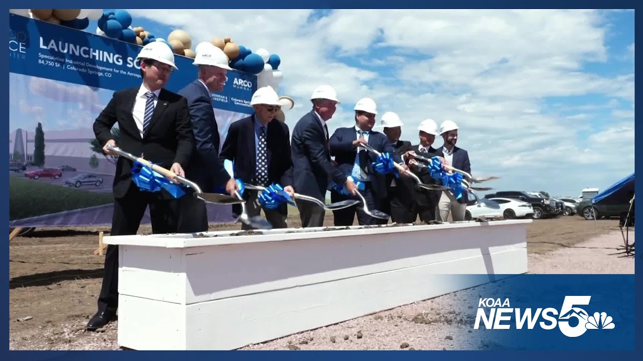 Aerospace business breaks ground in Colorado Springs - YouTube
