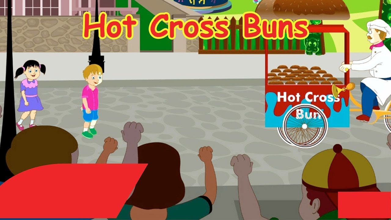 Hot Cross Buns - Nursery Rhymes for Kids - YouTube