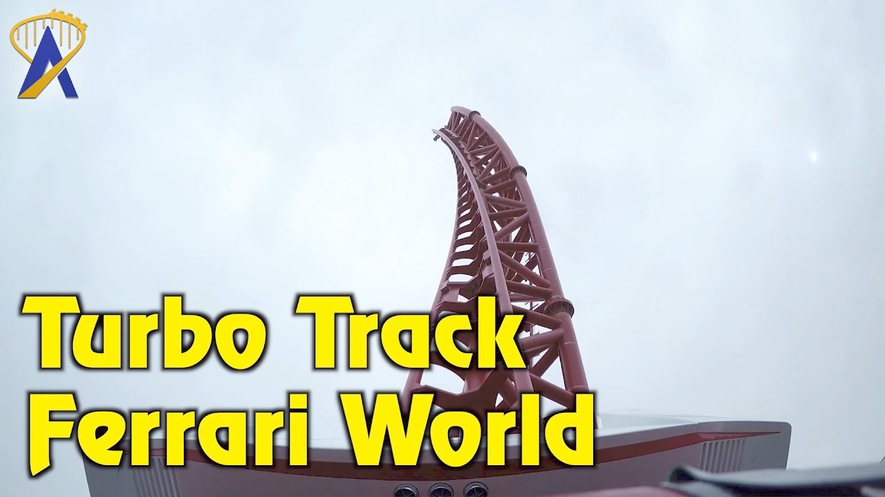 Turbo Track Roller Coaster POV at Ferrari World Abu Dhabi - YouTube