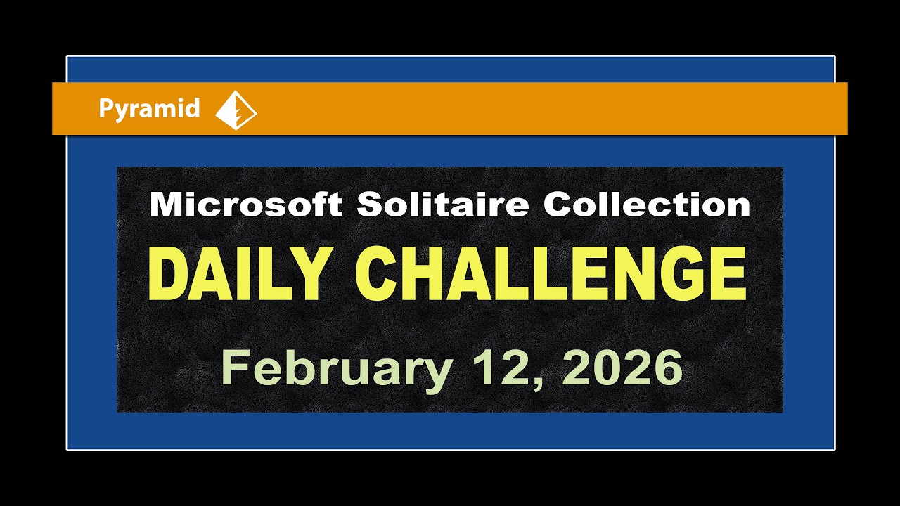 Microsoft Solitaire Collection | Daily Challenge February 12, 2026 ...