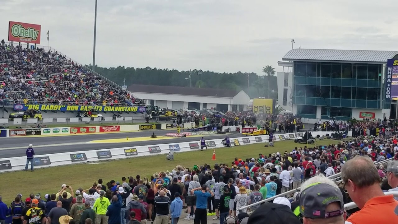 2019 NHRA Gatornationals top fuel nitromethane - YouTube