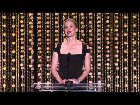 Laura Linney honors Gena Rowlands at the 2015 Governors Awards