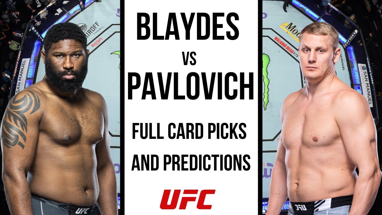UFC Vegas 71 | Sergei Pavlovich vs Curtis Blaydes | Full Card Breakdown ...