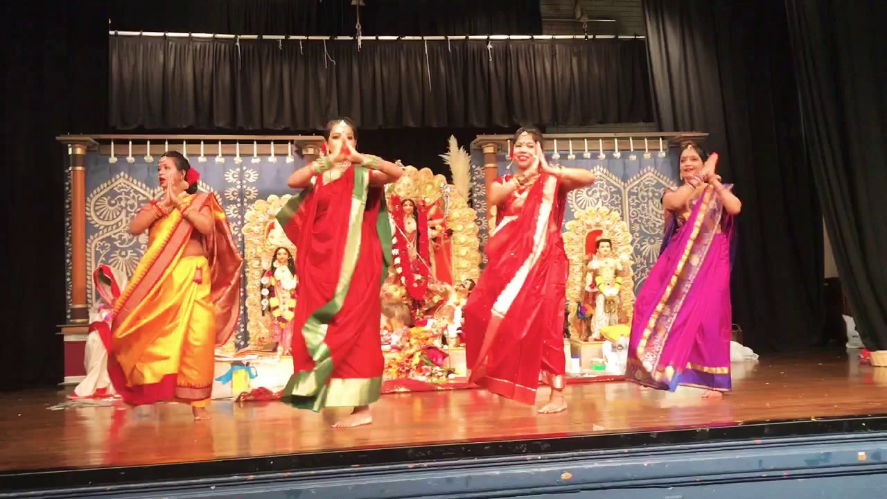 DURGA PUJO DANCE 2019 || ILFORD, LONDON || Team Pioneer Point - YouTube