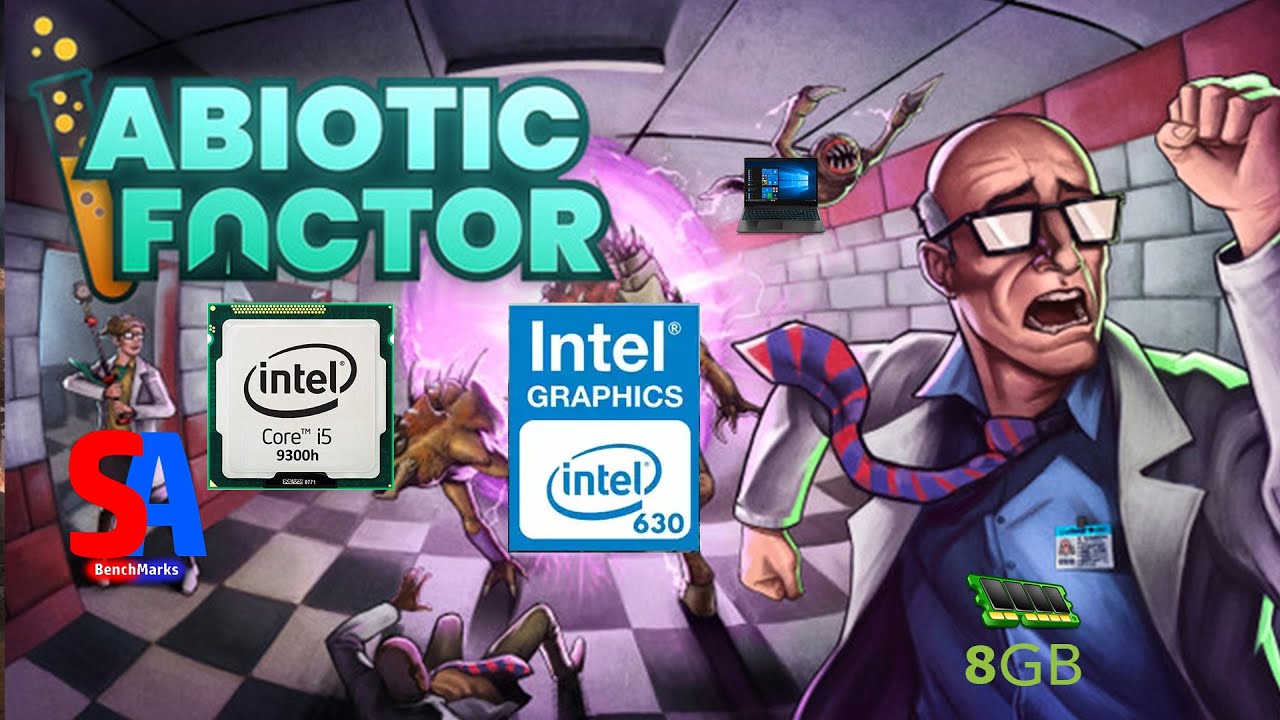 Abiotic Factor on intel uhd graphics 630 i5 9300h 8gb ram game test ...