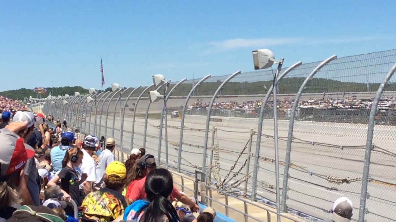 NASCAR flyby at Talladega 2017 - YouTube