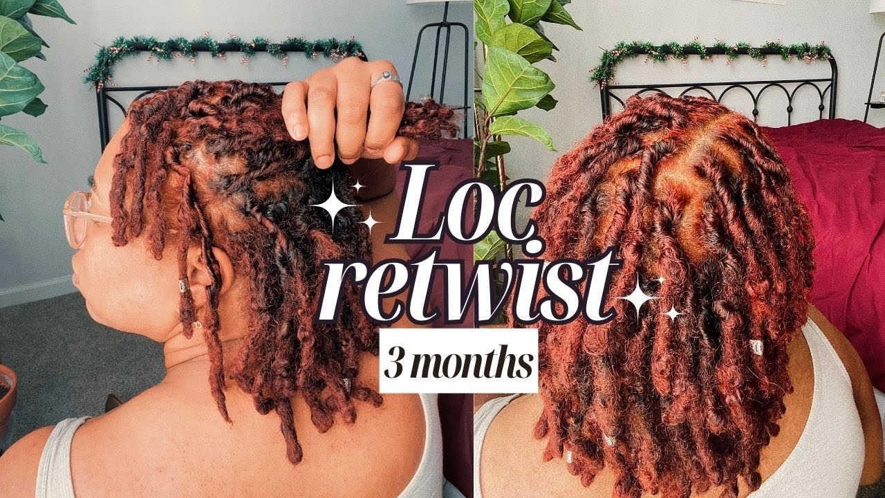 Retwisting My Starter Locs using Jamaican Mango & Lime Loc Gel | 3 ...