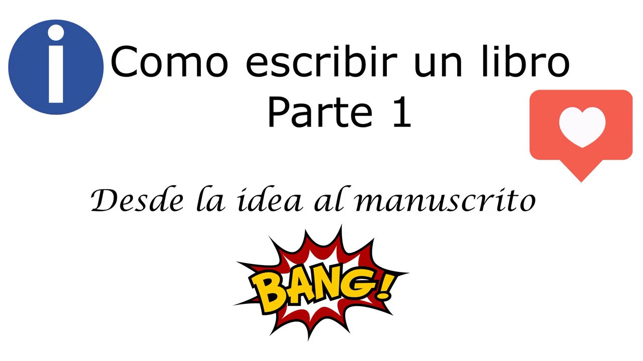 Curso-tutorial como escribir tu primer libro 📗: De la idea 💡 al ...