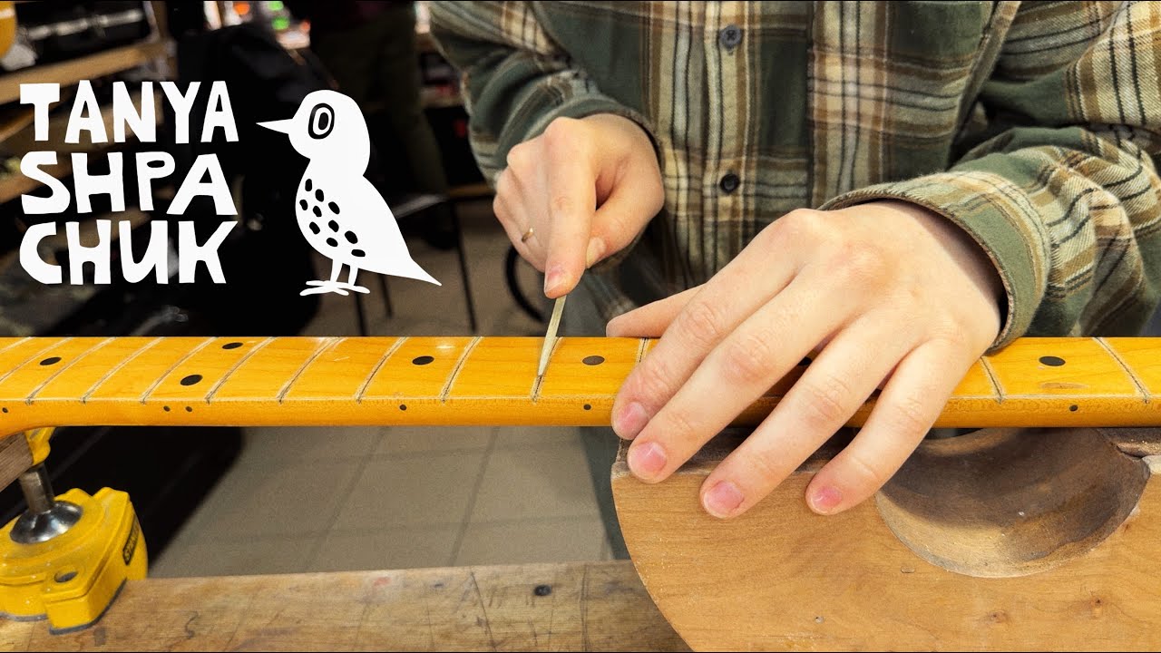 Old Music Man String Ray setup and refret - YouTube