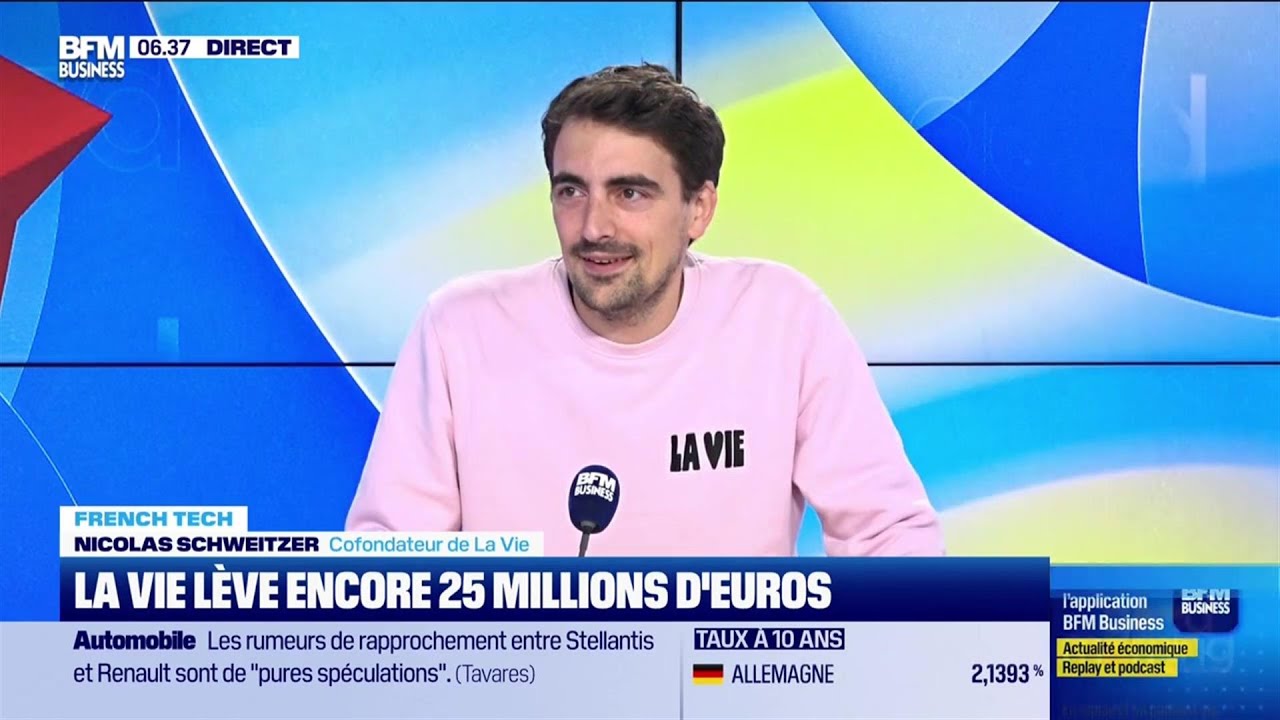 French Tech : La Vie lève encore 25 millions d'euros - YouTube