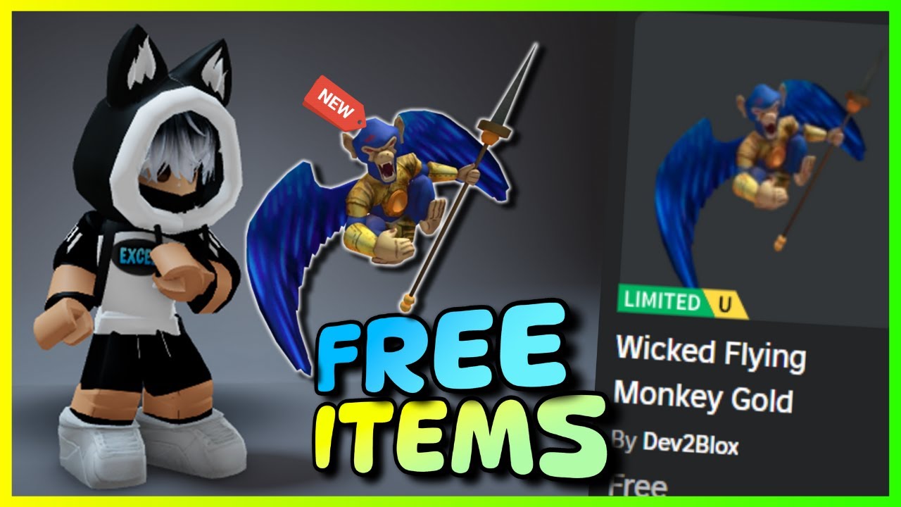 New FREE LIMITED UGC items 🔥🤩, How to get FREE UGC LIMITED ITEMS Wicked ...