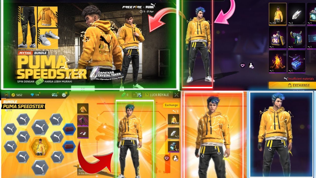 FREE FIRE NEW COLLABORATION PUMA SPEEDSTER COLLABORATION. FREE FIRE ...