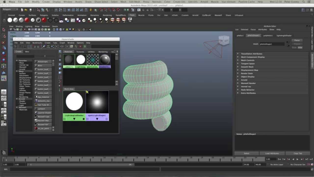 Toon Shading Tutorial in Maya (Basic) - YouTube