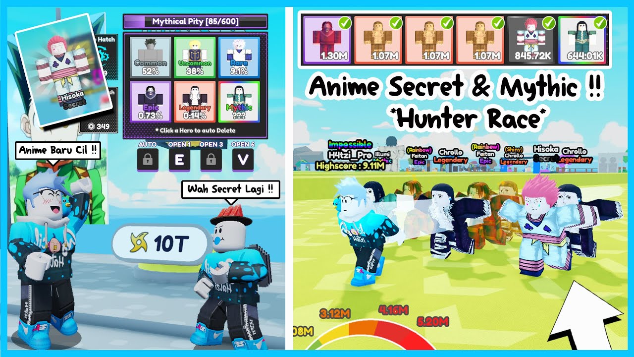 Amazing Dapat Anime Secret Hisoka And Mythic Terbaru Update Hunter