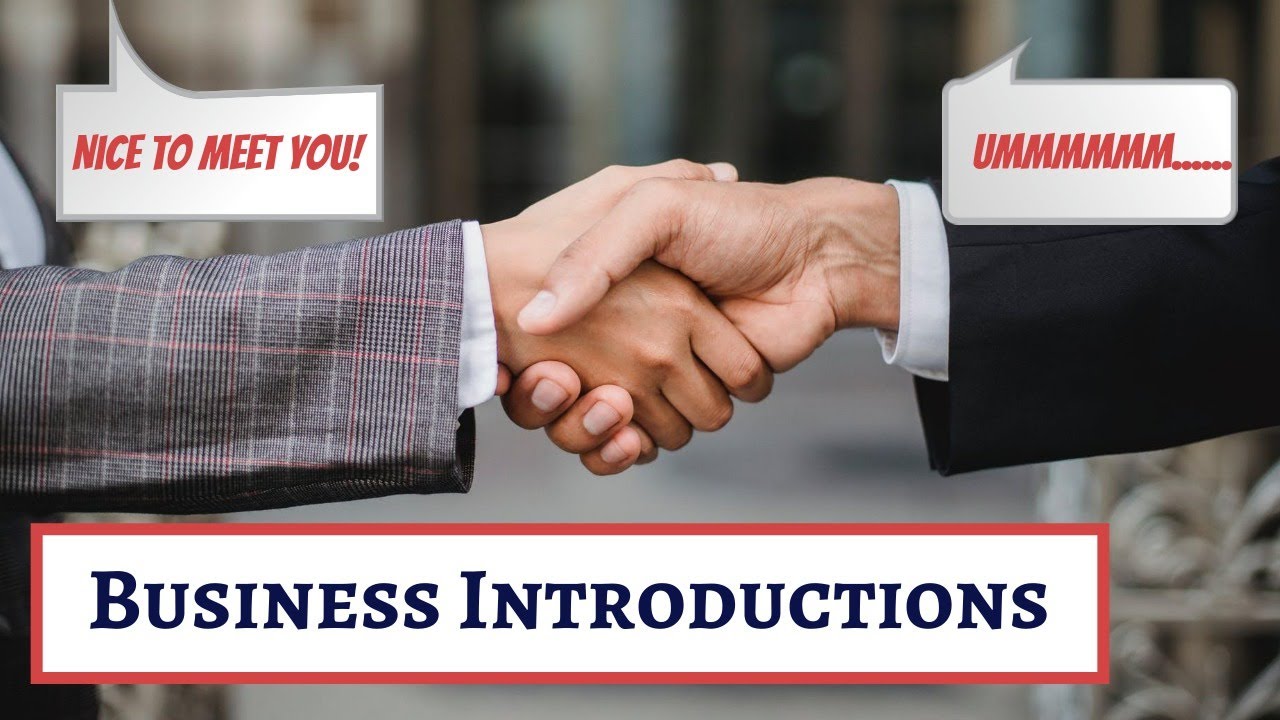 How to Introduce Yourself When You Meet Someone | Business English ...