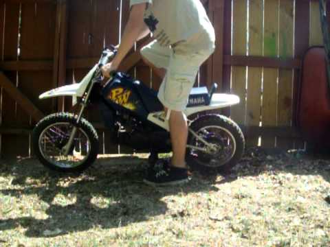 PW80 cleaned carb first start - YouTube