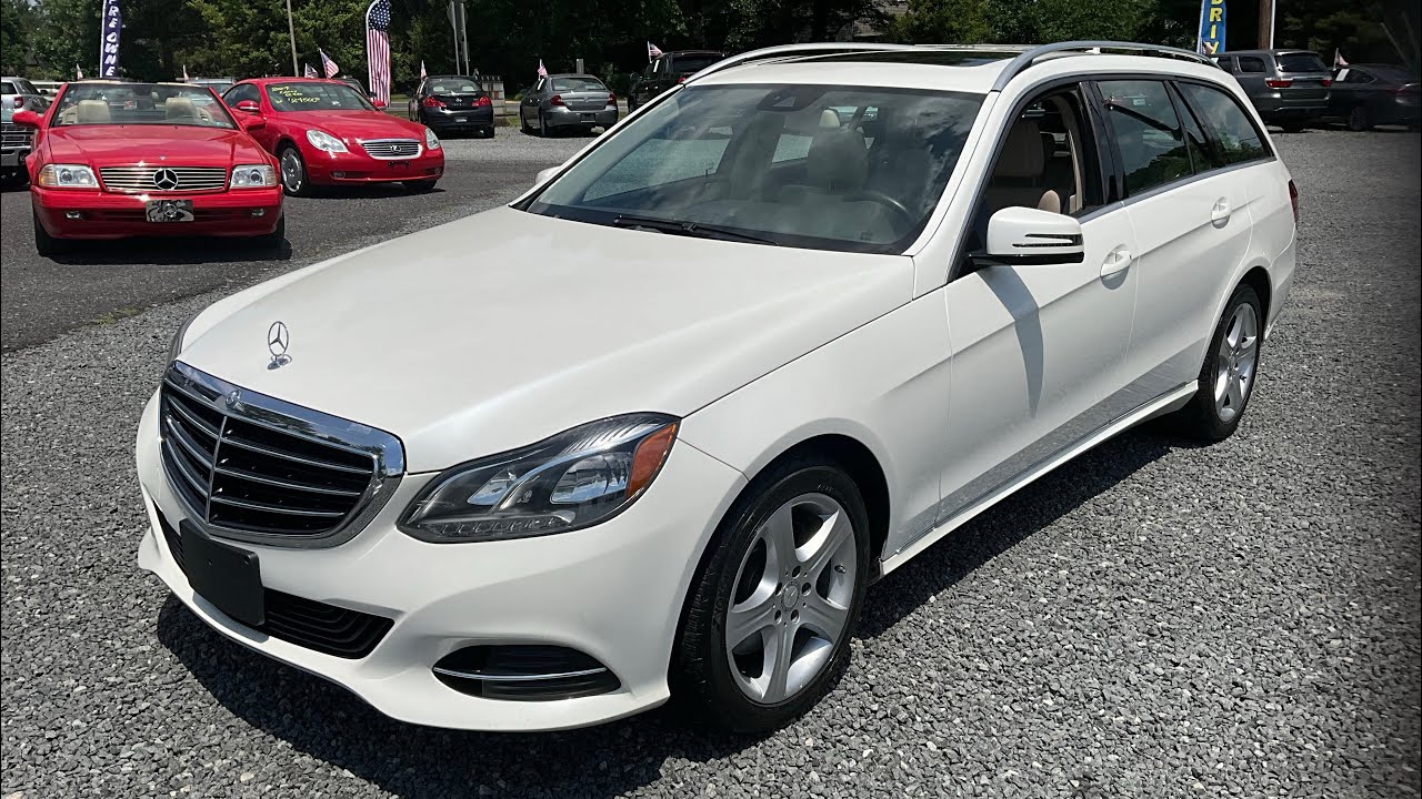 2014 Mercedes Benz E350 4Matic Wagon **3rd Row Seat** - YouTube