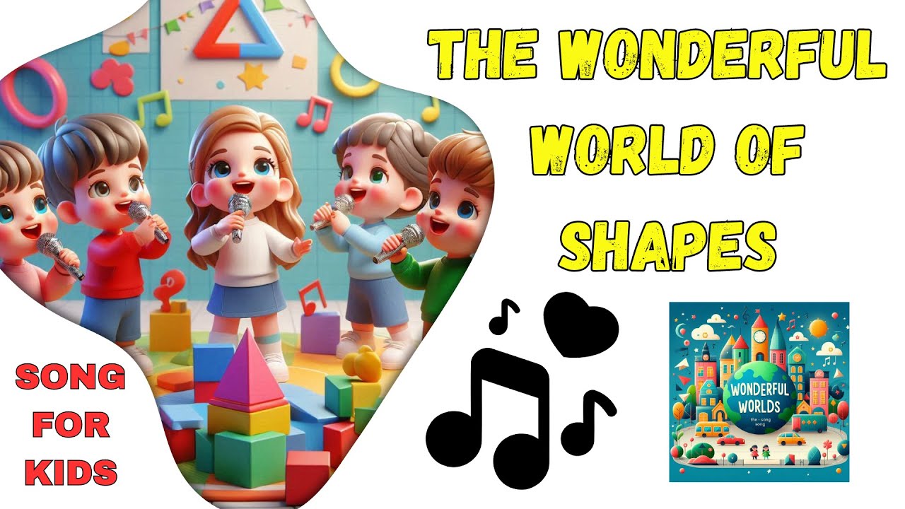 The Wonderful World of Shapes Song - Kids Melody TV - YouTube