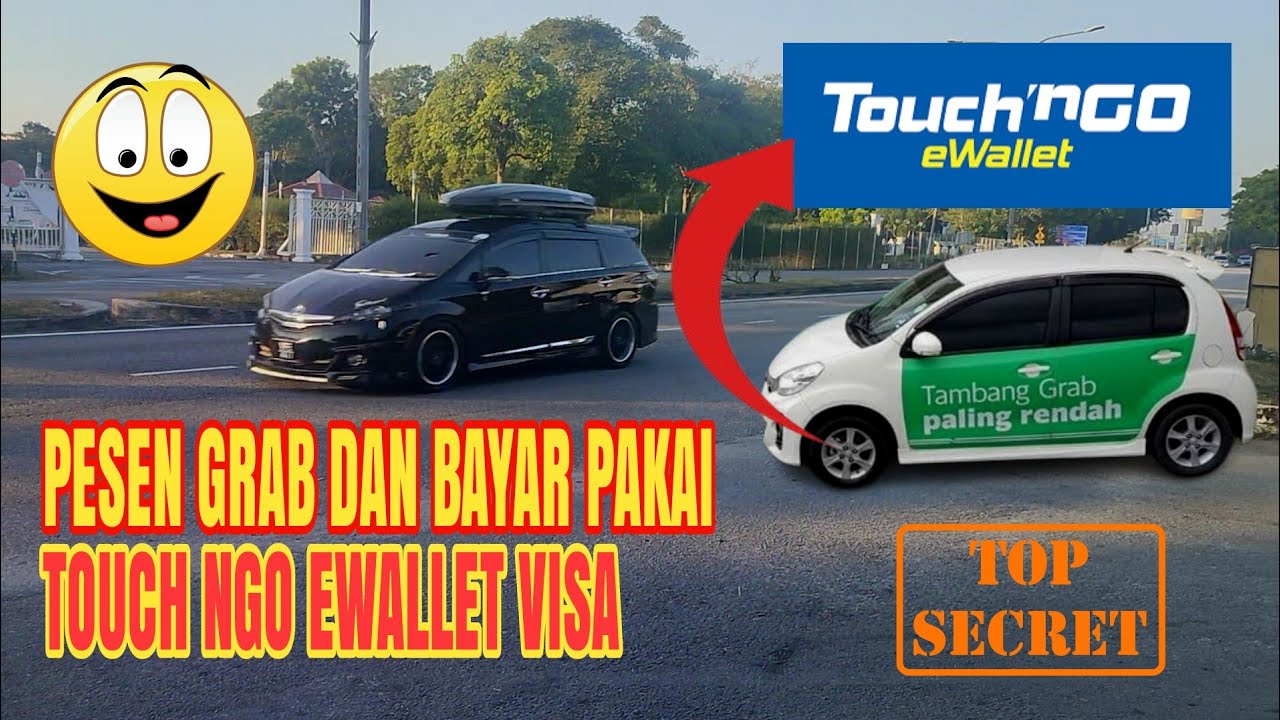 CARA NAIK GRAB BAYAR DENGAN TOUCH NGO GO EWALLET..BISA? - YouTube