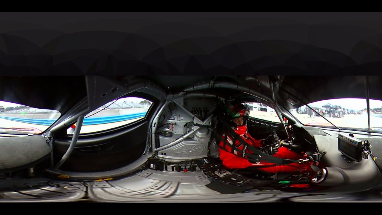 IMSA: 360 View Inside Ferrari 488 GTLM at Monterey - YouTube